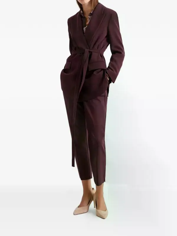 Marella Belted Single-breasted Blazer