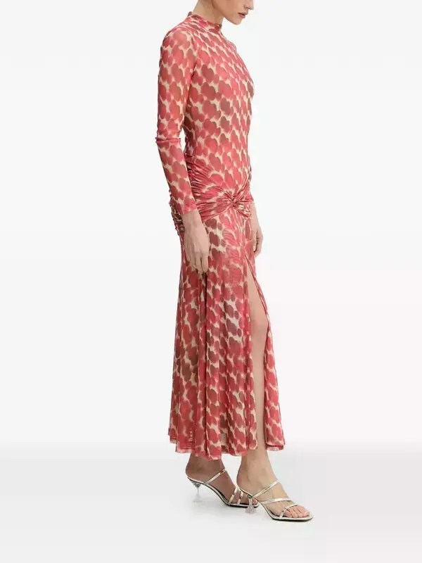Bardot Lea Spot Ruched Dress