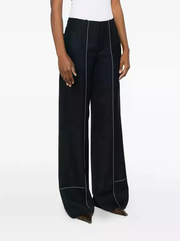 Seafarer Wool Palazzo Pants