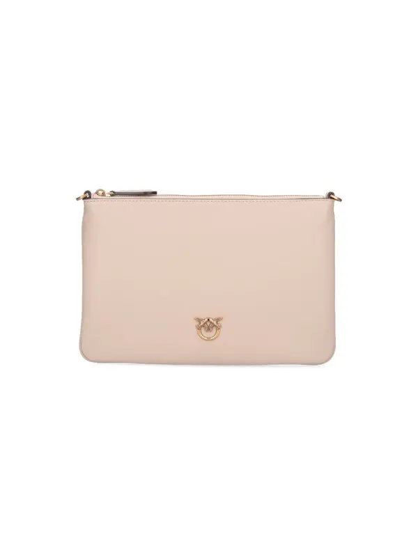 Pinko Love Flat Shoulder Bag