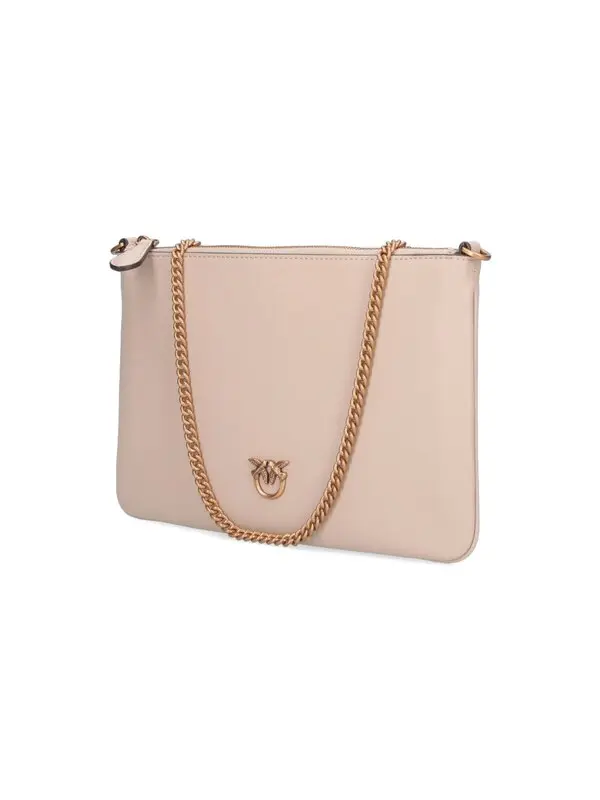 Pinko Love Flat Shoulder Bag
