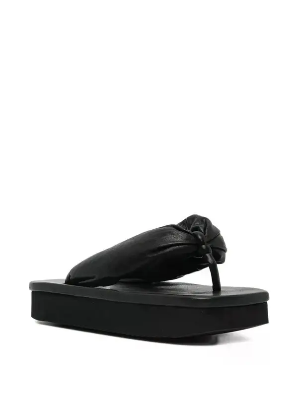 Rick Owens Leather Sandals