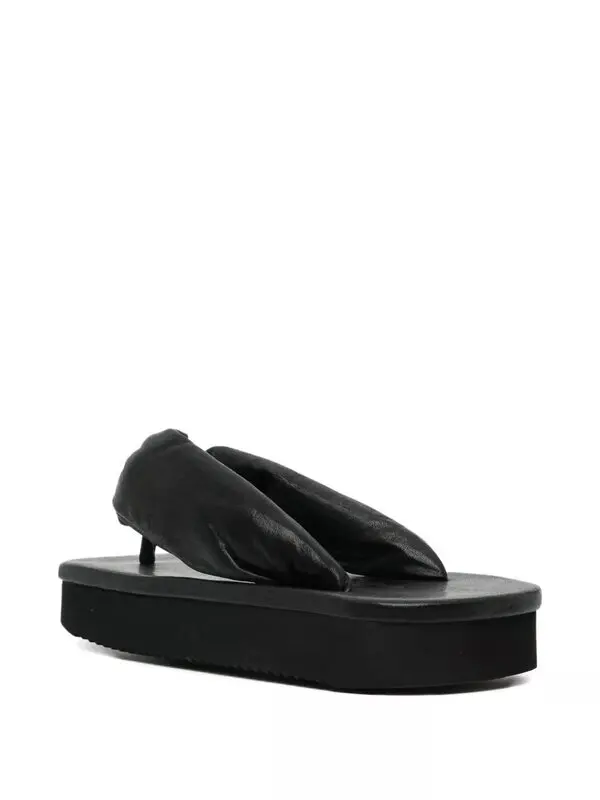 Rick Owens Leather Sandals