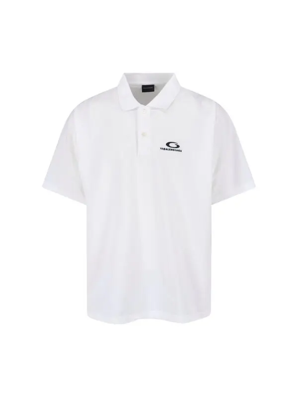 Balenciaga Polo Shirt "laurel - White