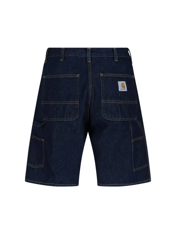 Carhartt Work In Progress Single Knee Bermuda Shorts - Blue