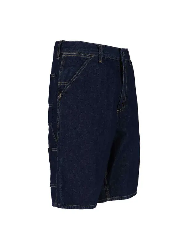Carhartt Work In Progress Single Knee Bermuda Shorts - Blue