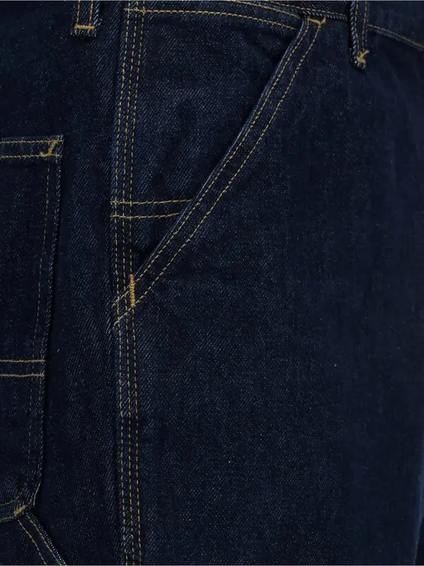 Carhartt Work In Progress Single Knee Bermuda Shorts - Blue
