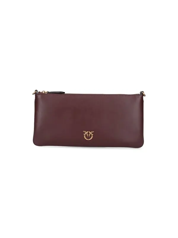 Pinko Horizontal Flat Shoulder Bag