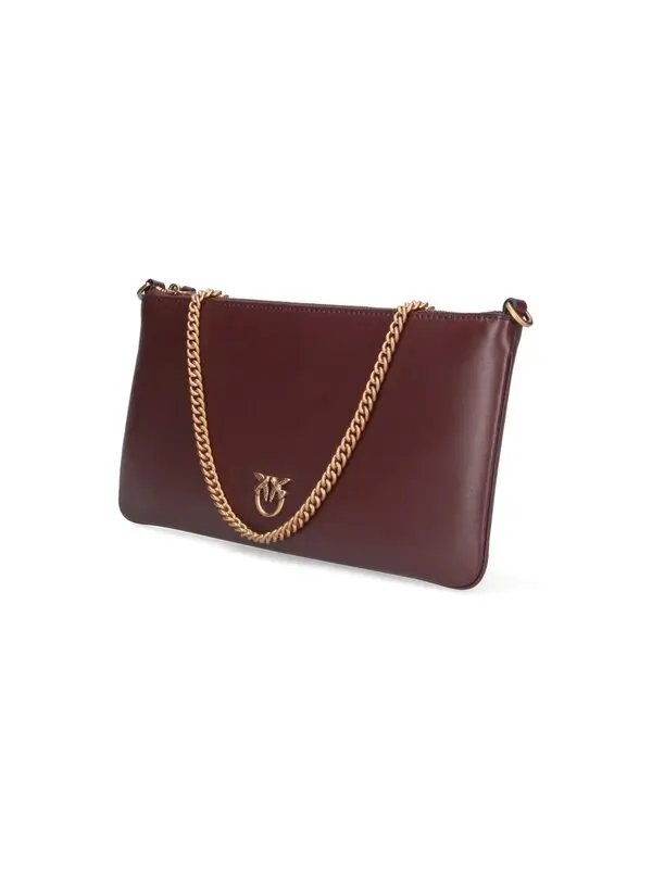 Pinko Horizontal Flat Shoulder Bag