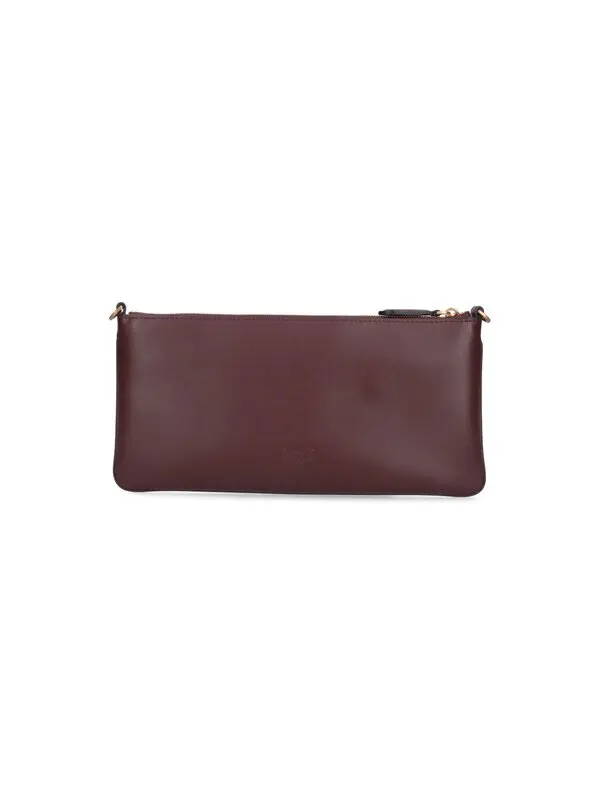 Pinko Horizontal Flat Shoulder Bag