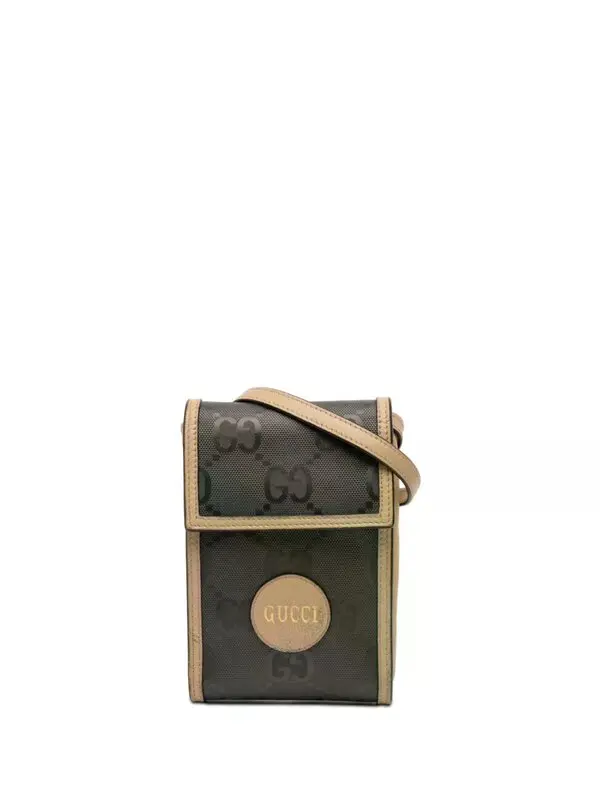 Gucci Off The Grid Mini Gg Econyl Crossbody Bag - Grey