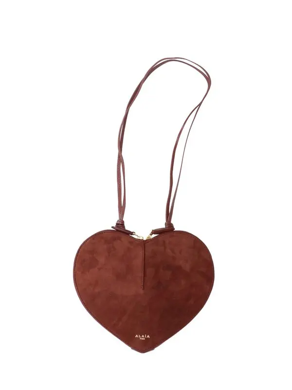 Alaïa Le Cœur Shoulder Bag - Brown
