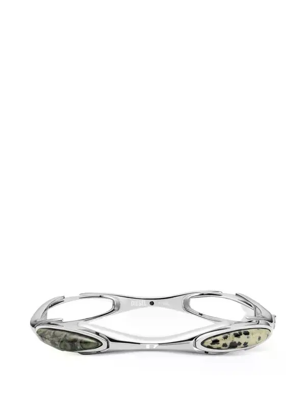 DIESEL Polished Bangle Bracelet - Silver