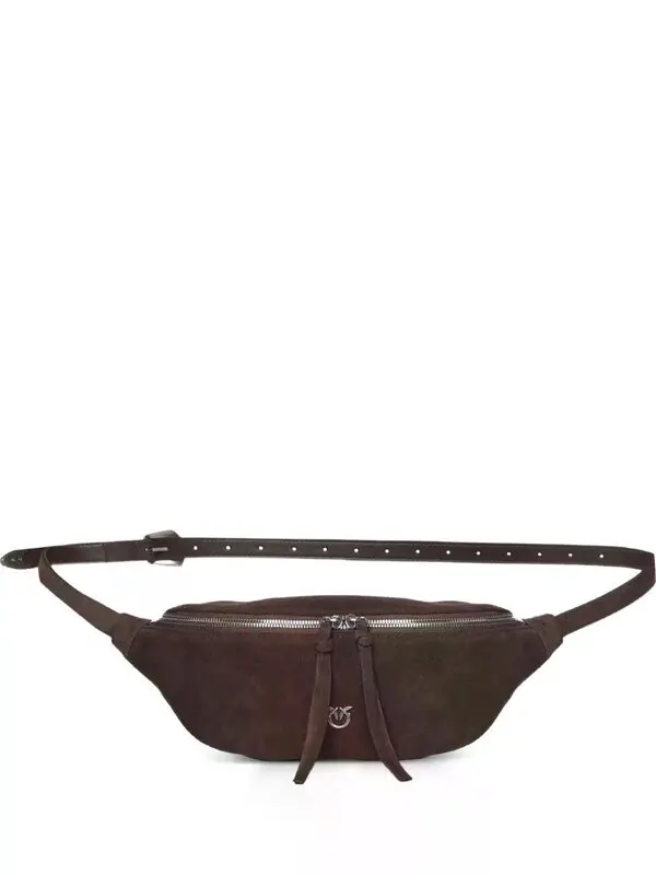 Pinko Zipped Leather Belt Bag