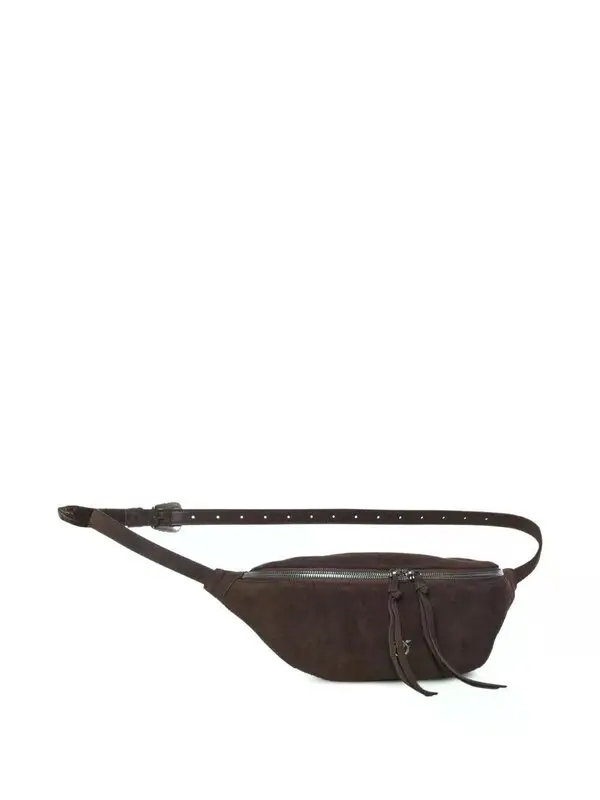 Pinko Zipped Leather Belt Bag