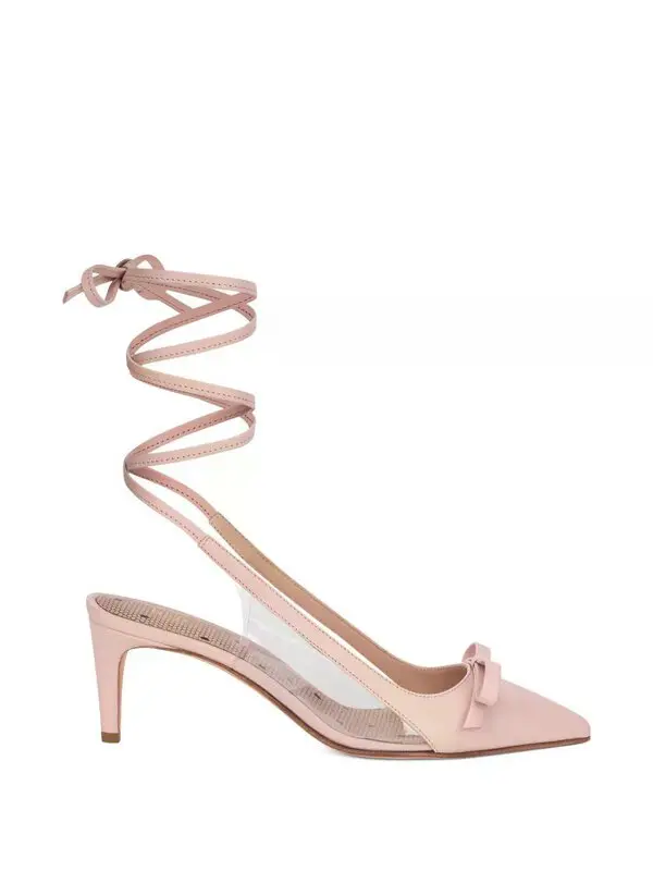 Red Valentino Bow-detail Tie-up Pumps