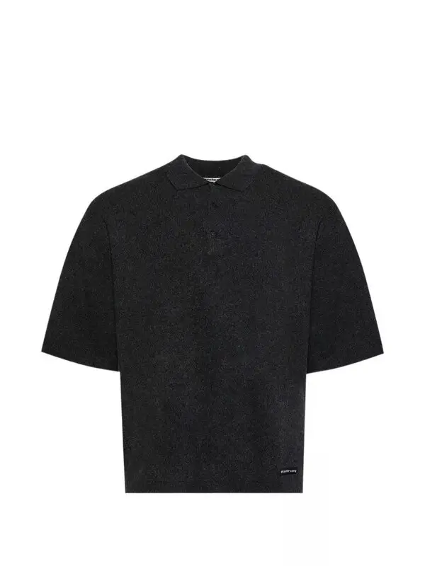 Alexander Wang Logo Polo Shirt - Grey