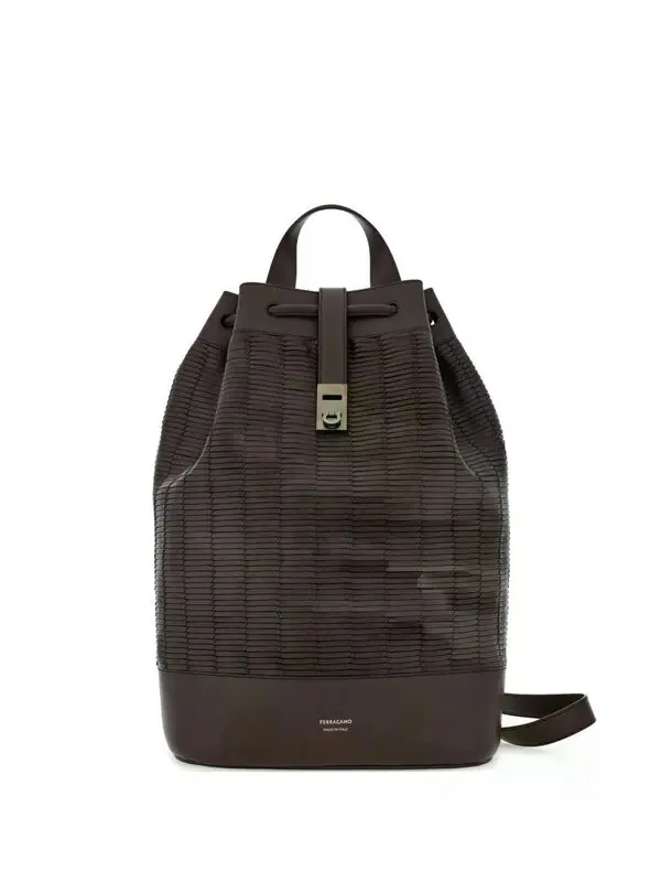FERRAGAMO Sailor Backpack - Brown