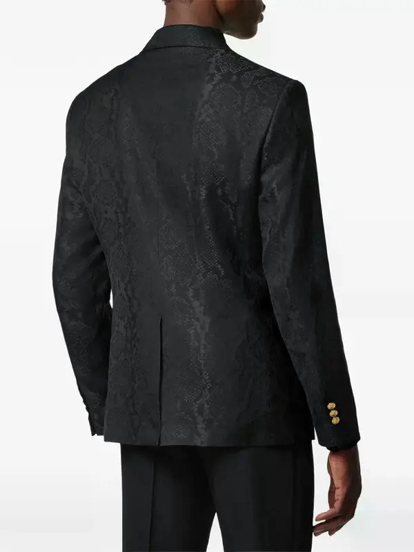 Versace Snakeskin-pattern Blazer