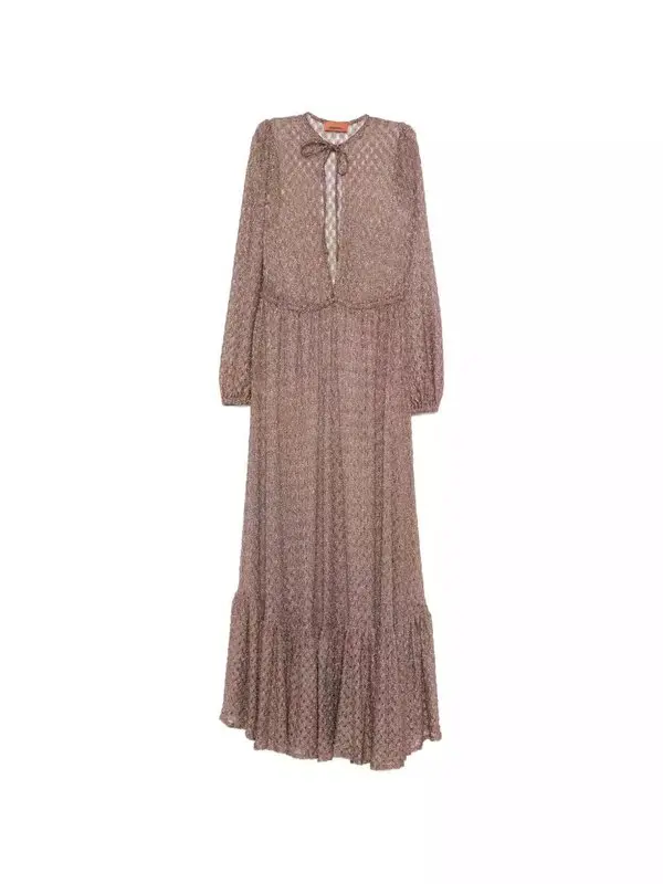 Missoni Ruffled-hem Maxi Dress