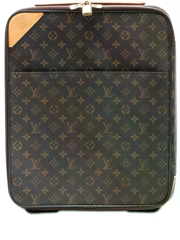 LOUIS VUITTON 2010 Monogram Pegase 45 Travel Bag - Brown