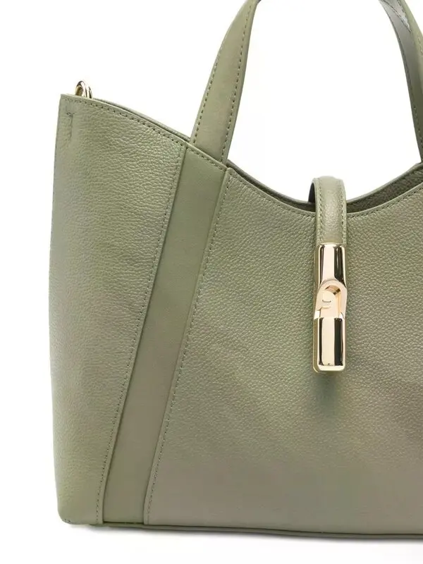 Furla Leather Tote Bag - Green