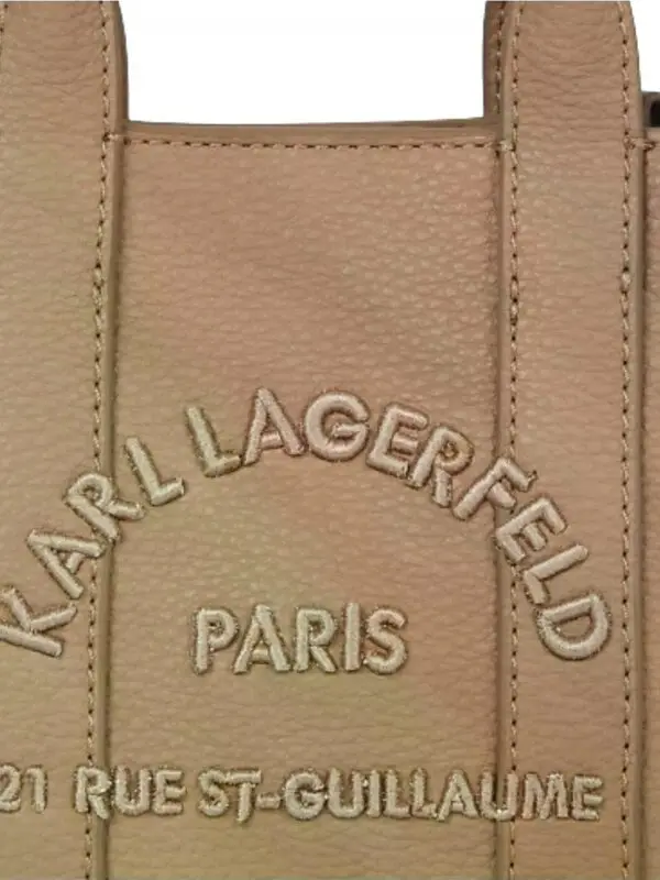 Karl Lagerfeld Embossed Square Tote