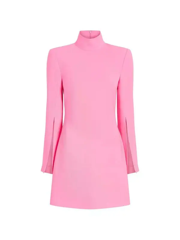 Cinq À Sept Randa Split-sleeve Mini Dress - Pink