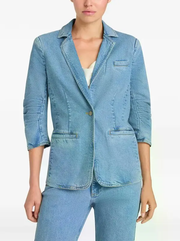 Cinq À Sept Khloe Denim Blazer - Blue