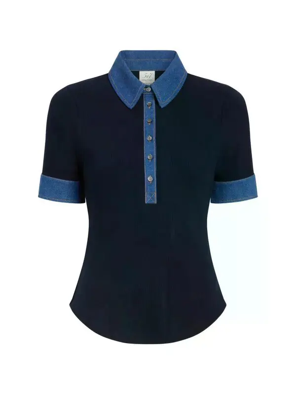 Cinq À Sept Jaden Polo Top - Blue