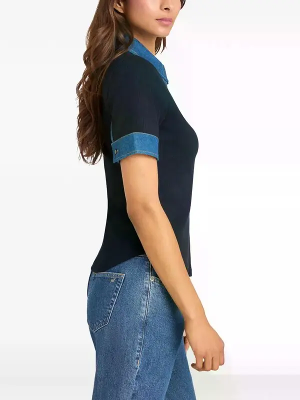 Cinq À Sept Jaden Polo Top - Blue