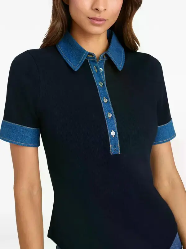 Cinq À Sept Jaden Polo Top - Blue