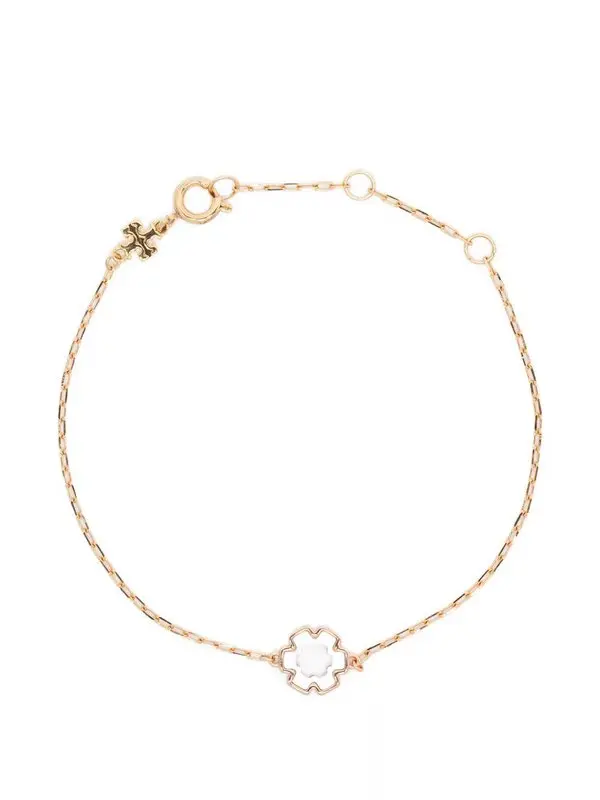 Tory Burch Forget Me Not Hex Bracelet - Gold
