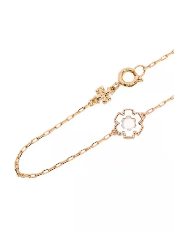 Tory Burch Forget Me Not Hex Bracelet - Gold