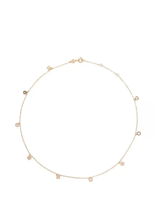 Tory Burch Forget Me Not Necklace - Gold