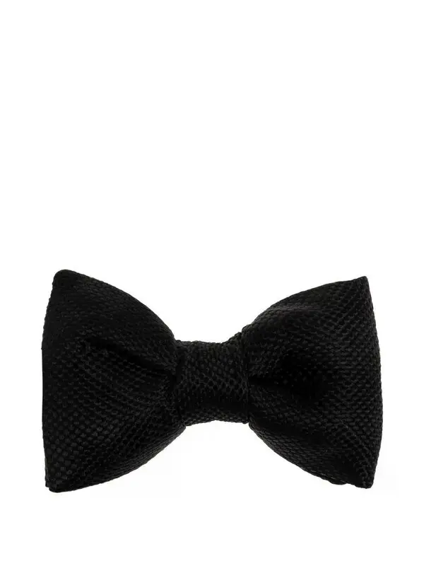 TOM FORD Textured Bow Tie - Black