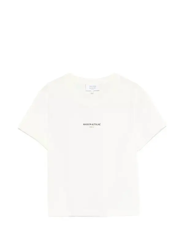 Maison Kitsuné Logo T-shirt - Neutrals