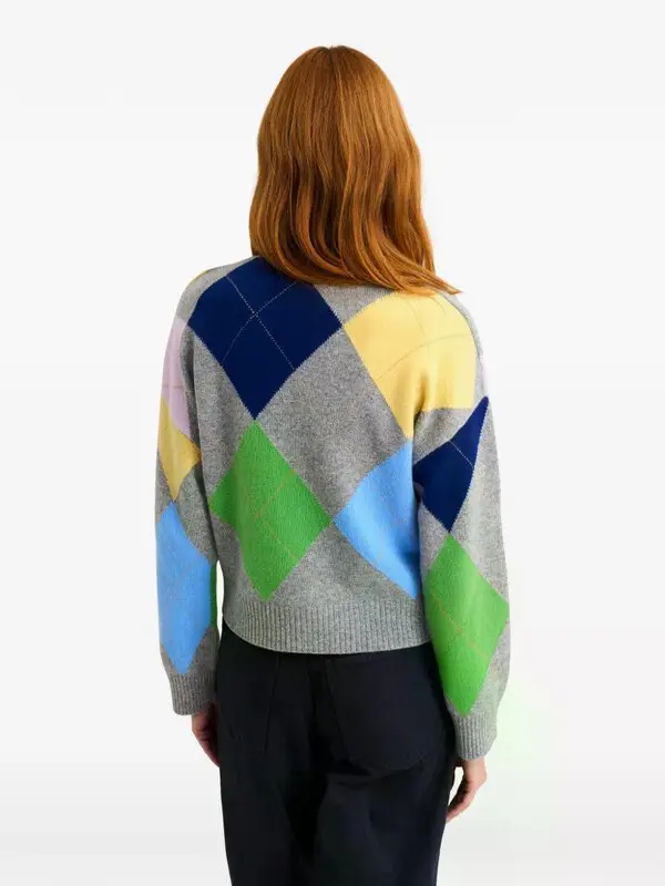 Pringle Of Scotland Argyle Lambswool Cardigan