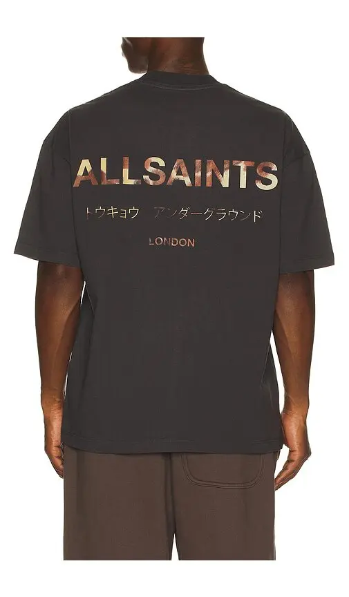 ALLSAINTS Underground Crew Tee In . Also - Black