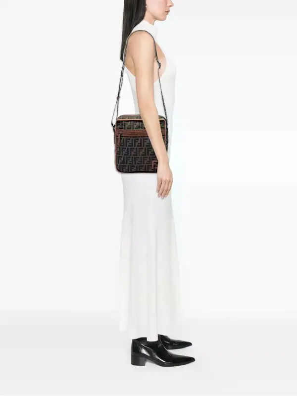 Fendi Zucca Canvas Crossbody Bag