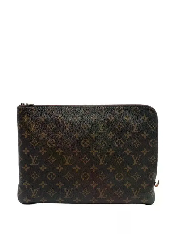 LOUIS VUITTON 2018 Monogram Etui Voyage Mm Clutch - Brown