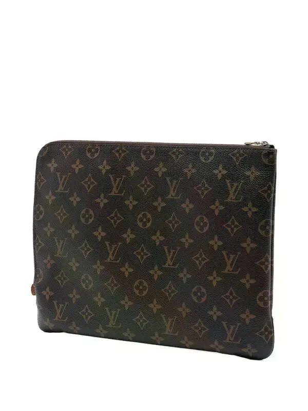 LOUIS VUITTON 2018 Monogram Etui Voyage Mm Clutch - Brown