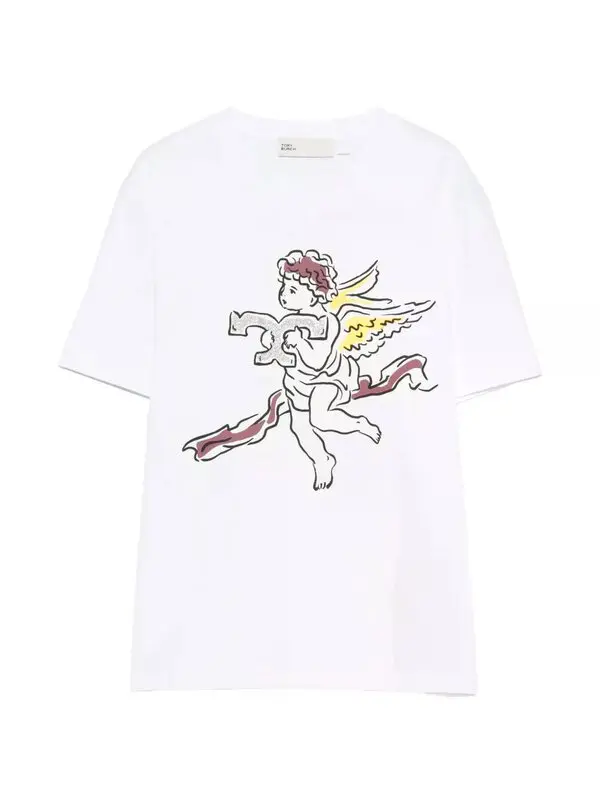 Tory Burch Cupido Graphic T-shirt - White