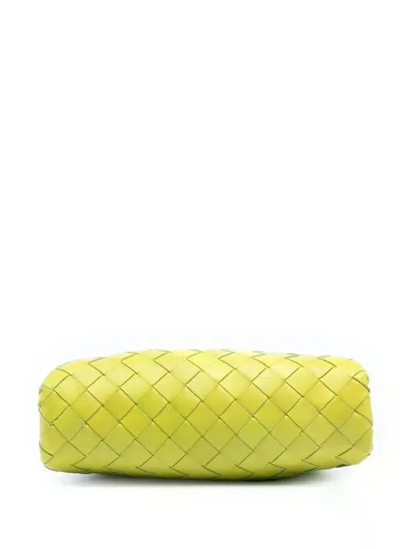 Bottega Veneta Nappa Intrecciato The Mini Pouch Crossbody Bag - Yellow