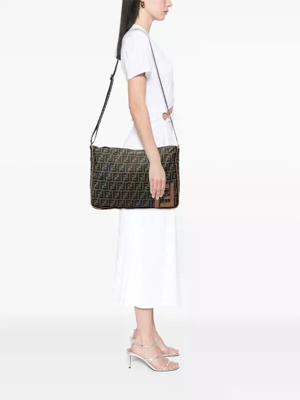 Fendi Zucca Canvas Crossbody Bag