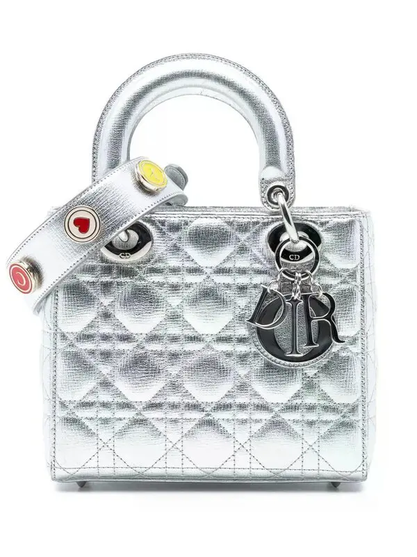 Dior 2016 Small My Abcdior Lady Satchel - Silver