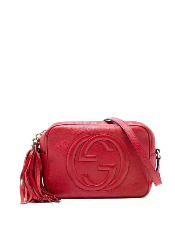Gucci 2016-2026 Leather Soho Disco Crossbody Bag - Red