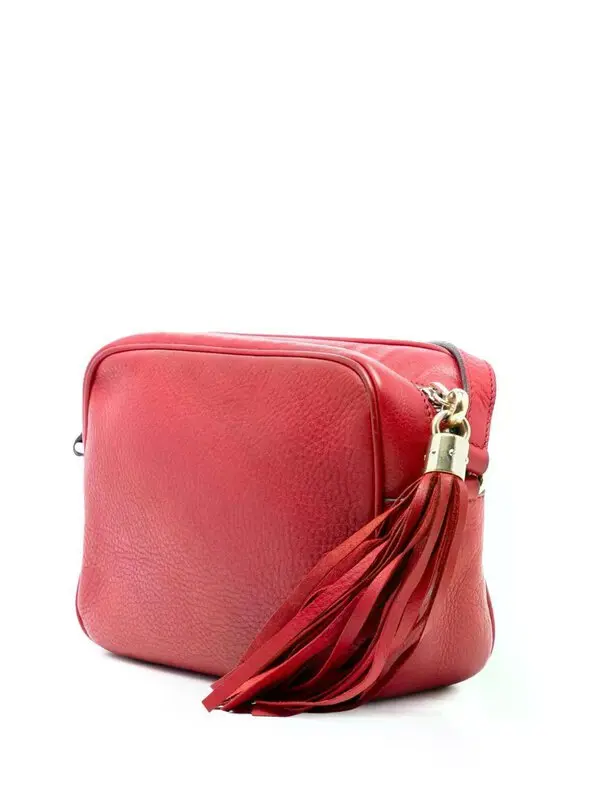 Gucci 2016-2026 Leather Soho Disco Crossbody Bag - Red