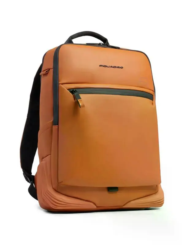 PIQUADRO 15.6-inch Zip-up Computer Backpack - Orange