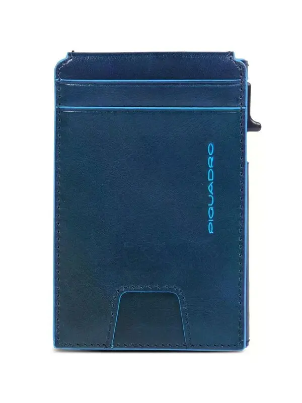 PIQUADRO Pop-up Card Holder - Blue